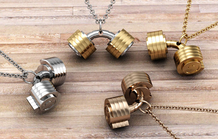what is dumbbell jewelry?