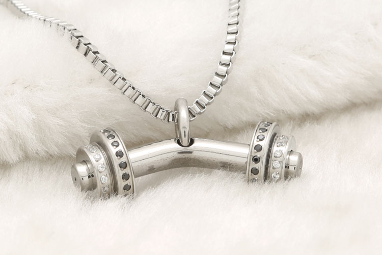 fitness motivation jewelry | cheap custom mens dumbbell fitness ...