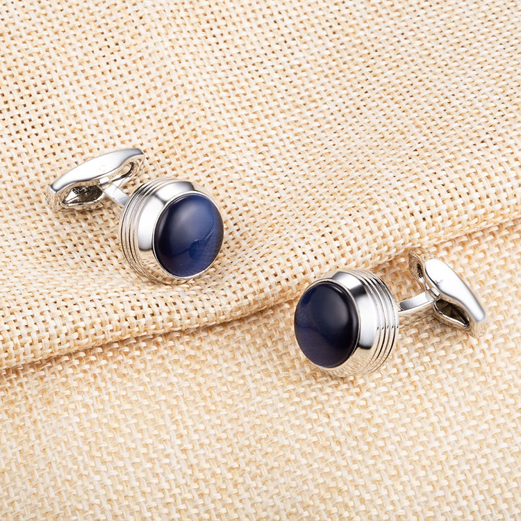 Custom Competitive price designer fancy cufflinks for men stone
